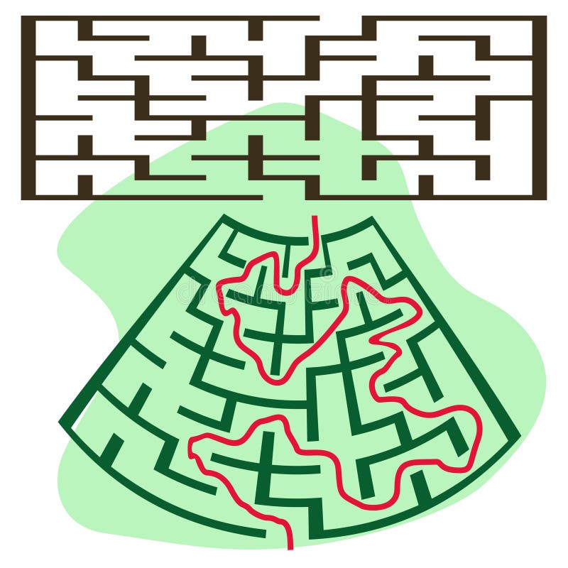 Square Deformed Maze Stock Illustrations – 5 Square Deformed Maze Stock ...
