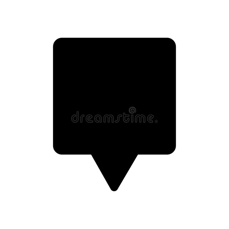 Rectangular Speech Frame Icon. Creative Design. Cartoon Art ...
