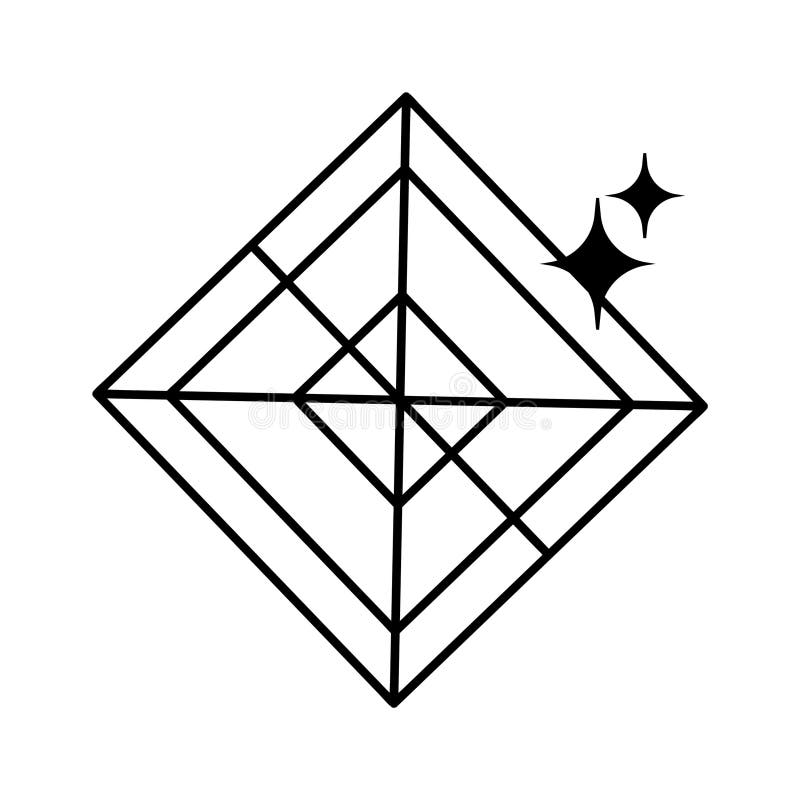 Square Diamond Lined stock vector. Illustration of texture - 276148615