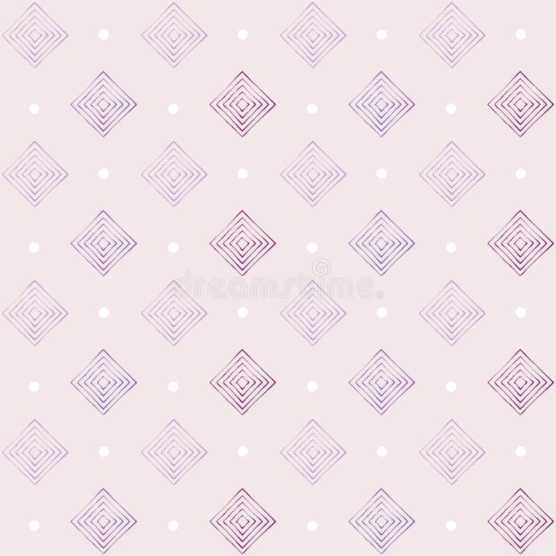 Square Diamond Shape and Dot Seamless Vector Pattern Design Stock ...