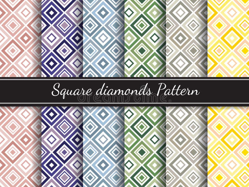 Diamonds pattern stock vector. Illustration of fashion - 14438104