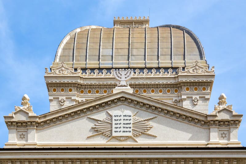 Great Synagogue of Rome editorial stock photo. Image of great - 333436703