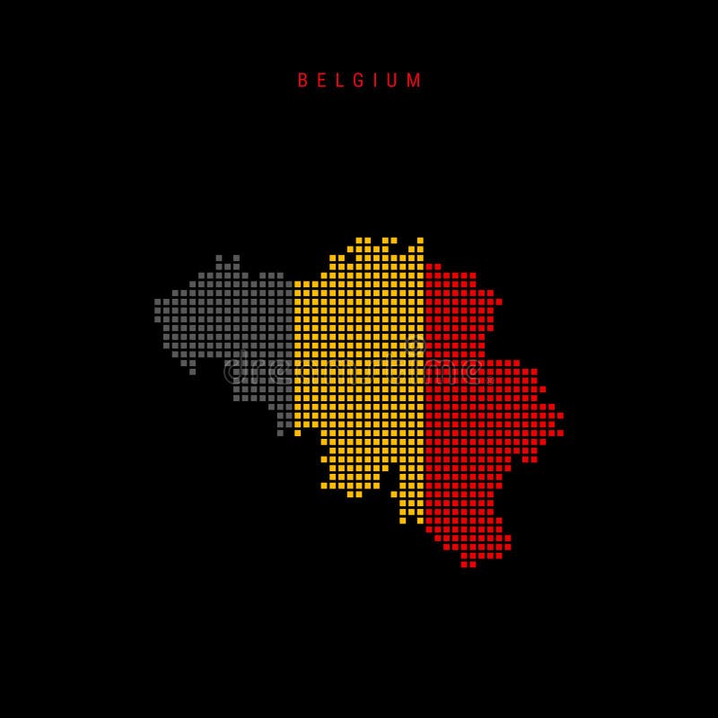 Belgium Flag Map, Chaotic Particles Pattern in the Belgian Flag Colors ... Belgium Flag Map, Chaotic Particles Pattern in the Belgian Flag Colors ...