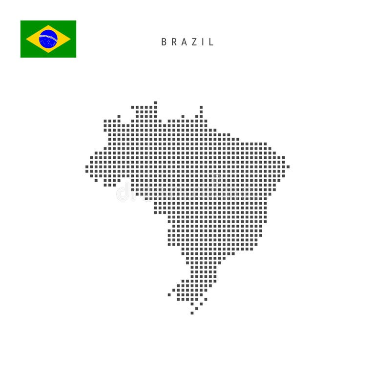 Brazilian Textured Stylized Map Stock Illustrations – 7 Brazilian ...