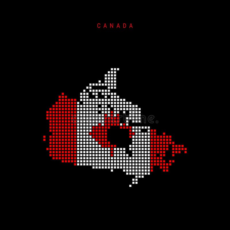Canada Map Dots Stock Illustrations – 474 Canada Map Dots Stock ...