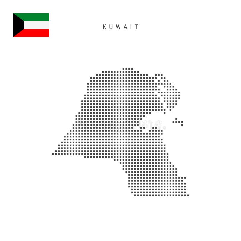 Dotted Kuwait Map Stock Illustrations – 87 Dotted Kuwait Map Stock ...