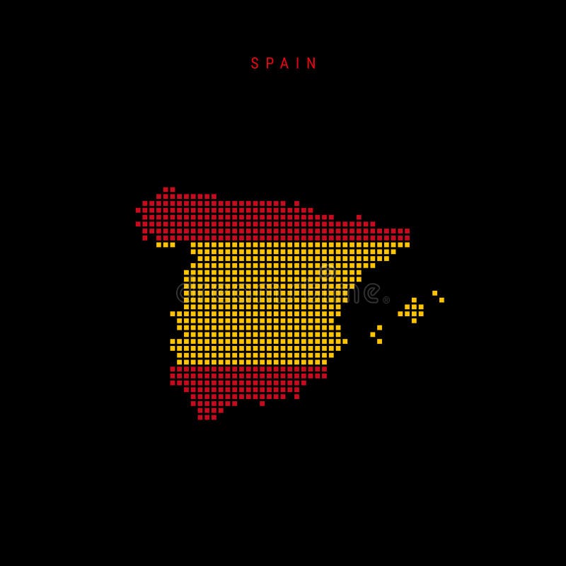 Pixel Spain Map Stock Illustrations – 396 Pixel Spain Map Stock ...