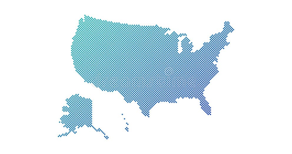 Pixel Map Usa States Stock Illustrations – 1,672 Pixel Map Usa States ...