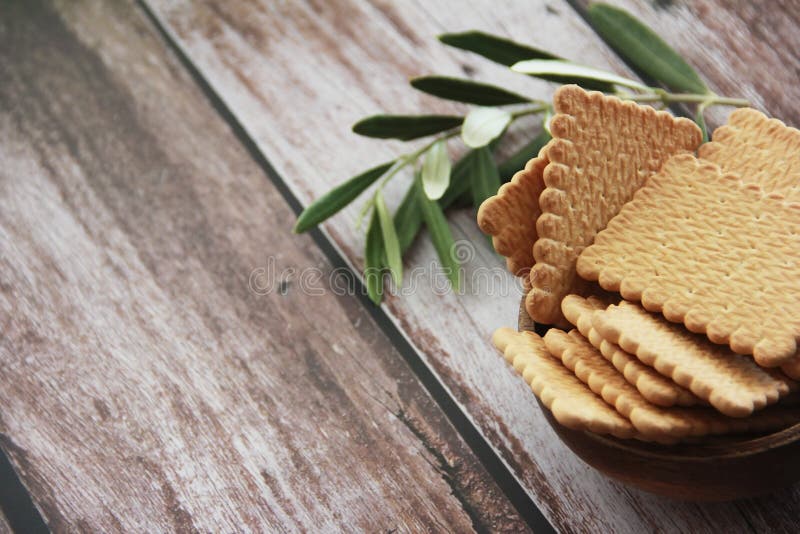 Square Dry Sweet Cookies with Decorative a Ornaments Stock Image ...