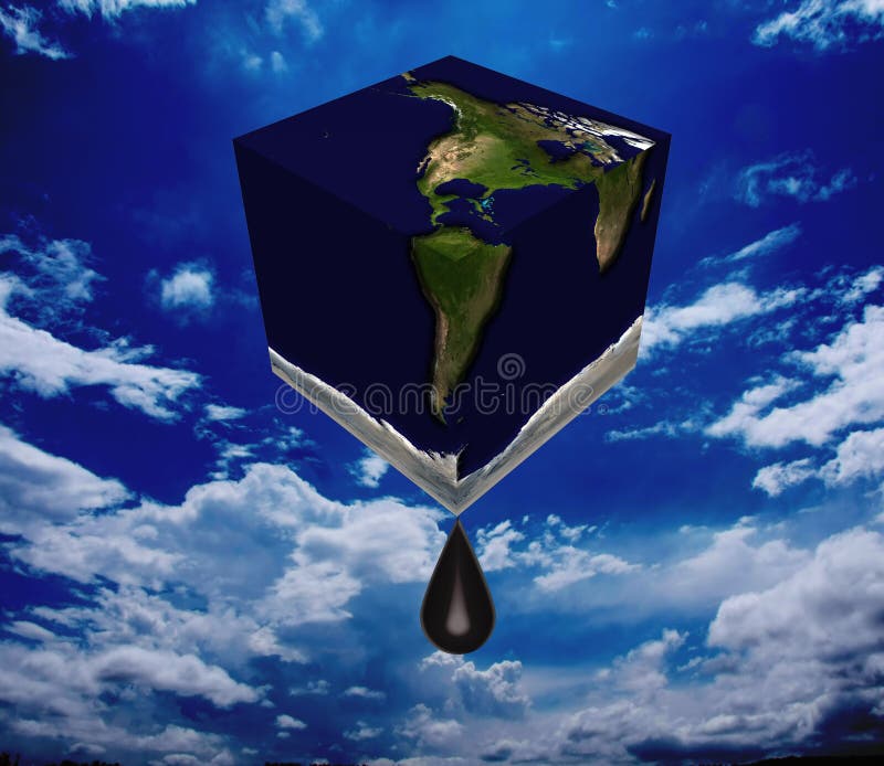 Square Earth, Moon, Outer Space Stock Illustration - Illustration of ...