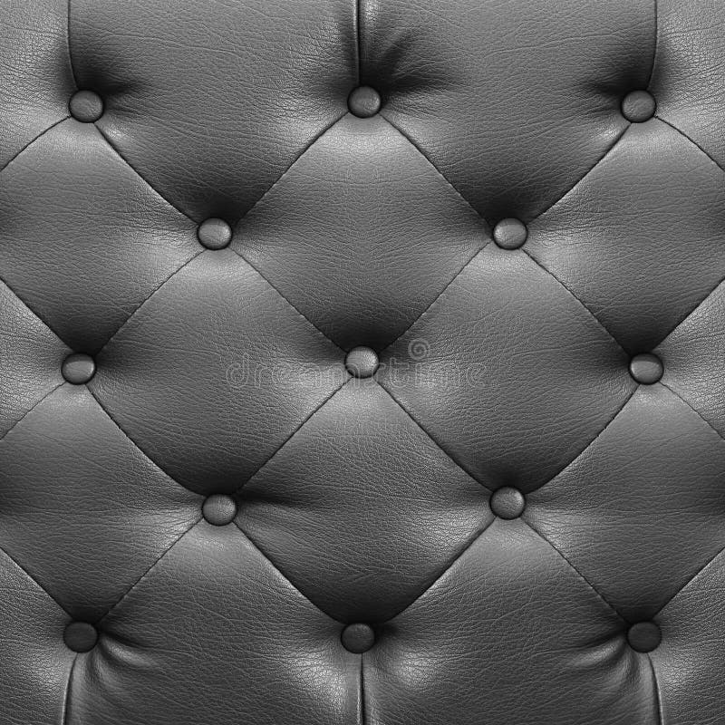 Square Elegant Grey Leather Texture with Buttons for Background Stock ...