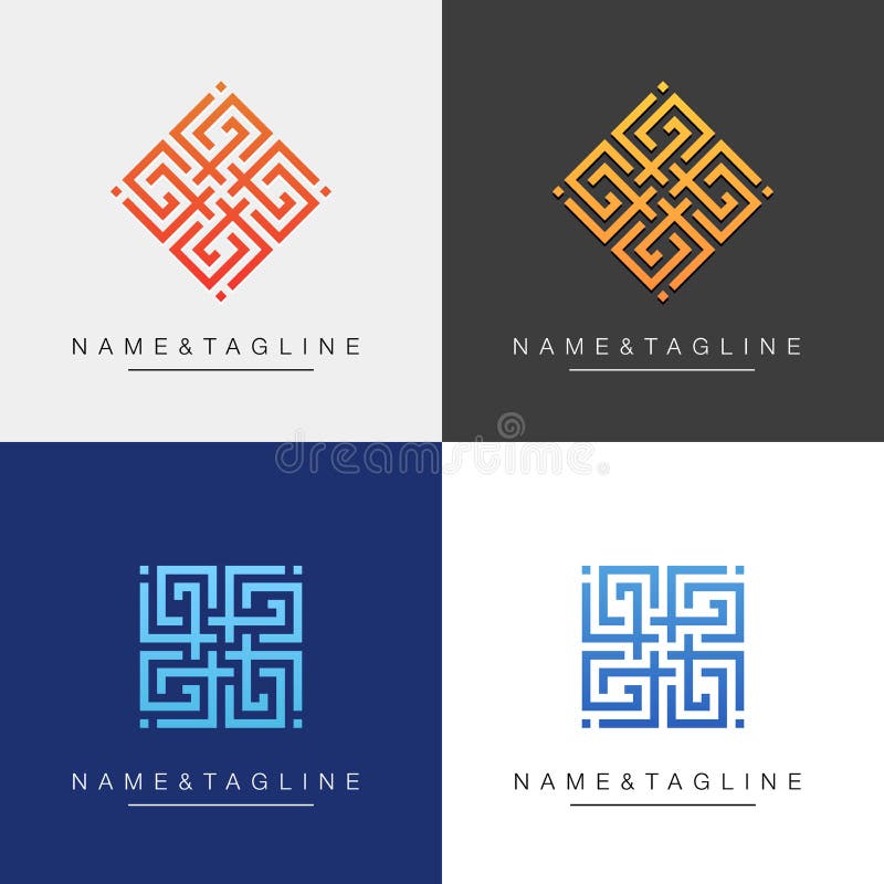 Strong and Unique H Logo Design Stock Vector - Illustration of premium ...