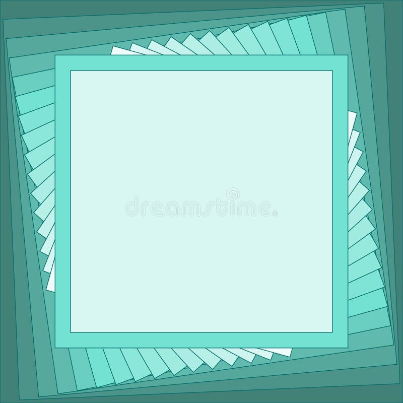 Square emerald frame stock vector. Illustration of design - 58085838