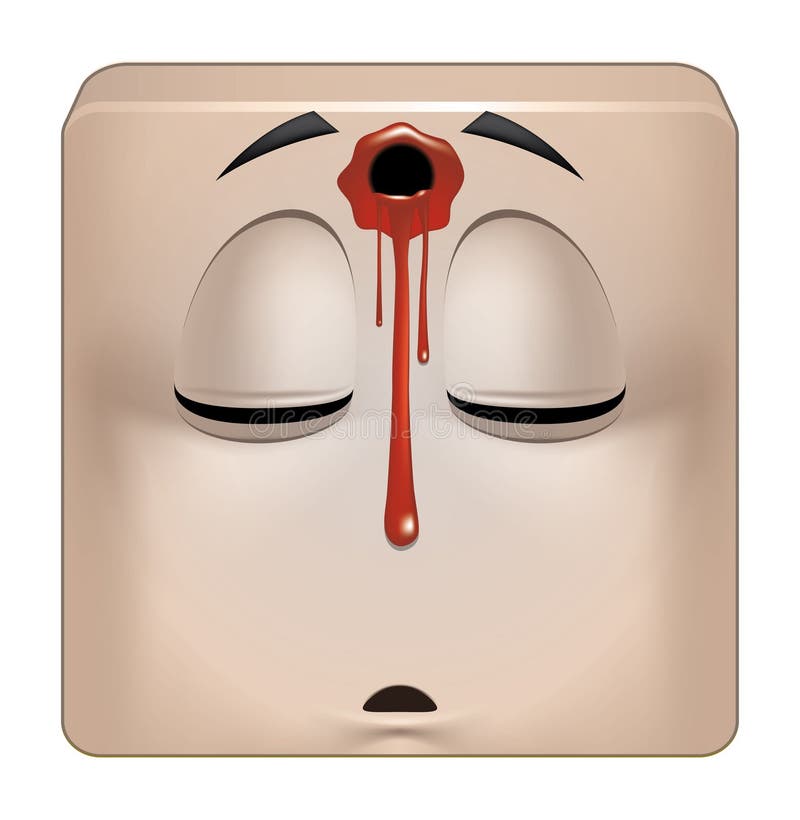 Emoticon is Dead Vector Illustration Icon. Face Stock Vector ...