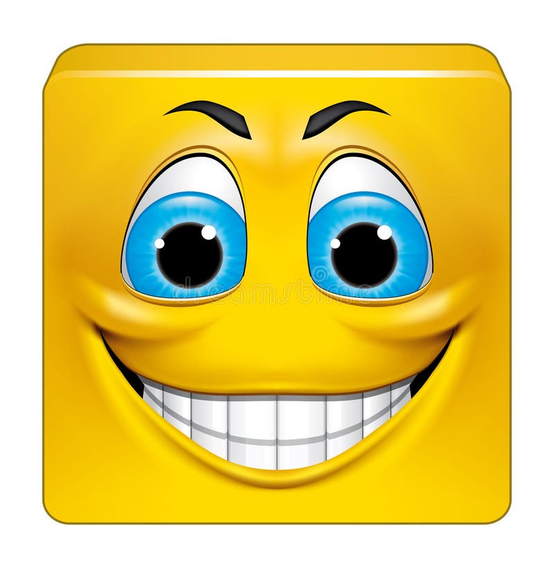 Square emoticon DJ stock illustration. Illustration of isolated - 51440533