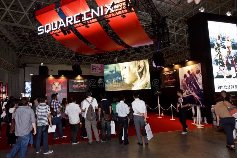 Square Enix Booth of TGS editorial stock image. Image of tokyo - 21530839