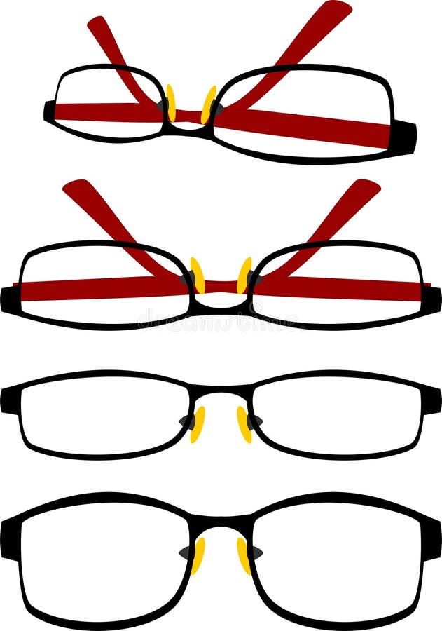 Square Eyeglasses stock vector. Illustration of glass - 66952360