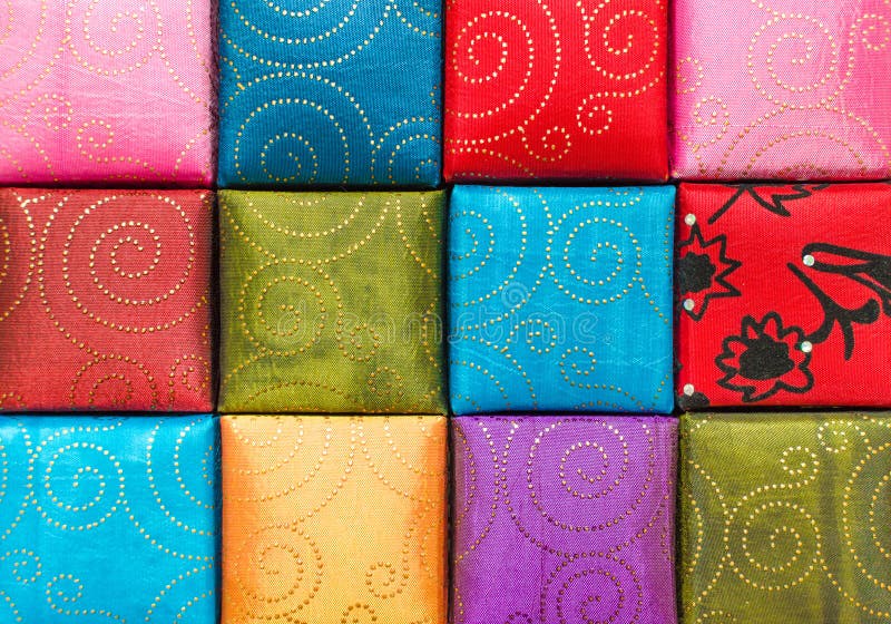 Square Fabric Pattern Background Stock Photo - Image of interior ...