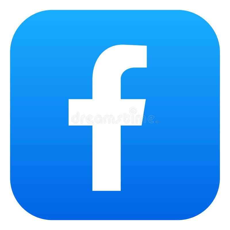 Square Facebook Logo Isolated on White Background Editorial Photo ...