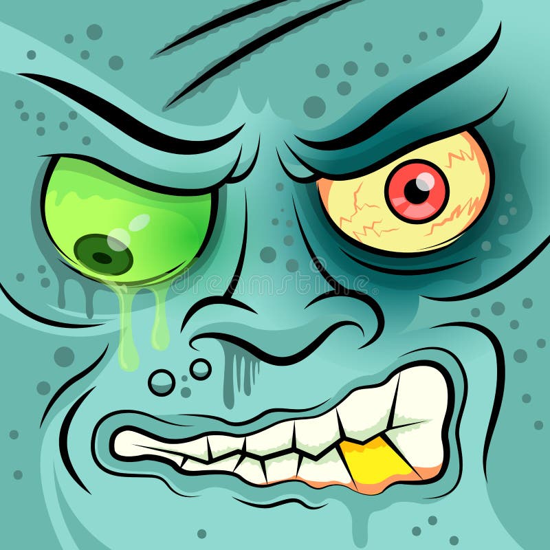 Zombie stock vector. Illustration of running, colorful - 51224009