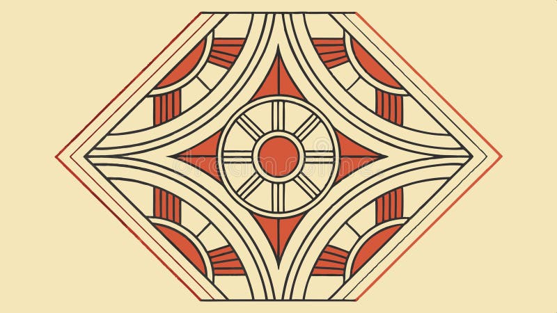 Square Fan Design, Geometric Pattern Vector Design Art Generative AI ...