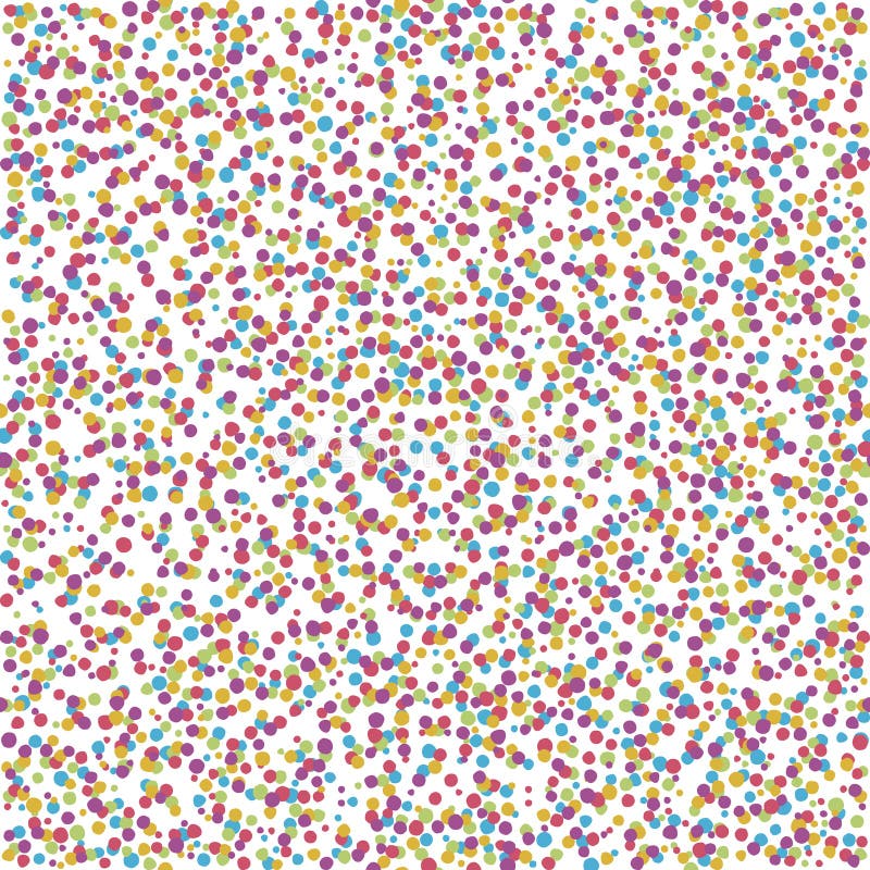 Square Filled with Small Dots, Color Stock Illustration - Illustration ...