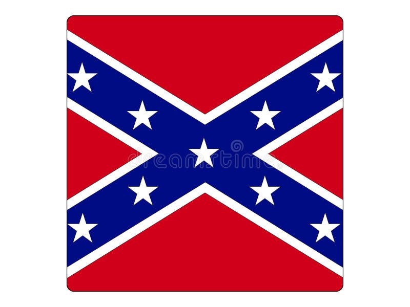 Square Flag of the Confederation Stock Vector - Illustration of canada ...