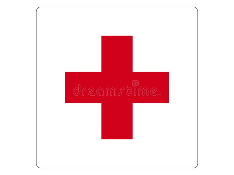 Red cross flag waving editorial photo. Illustration of donate - 5028991