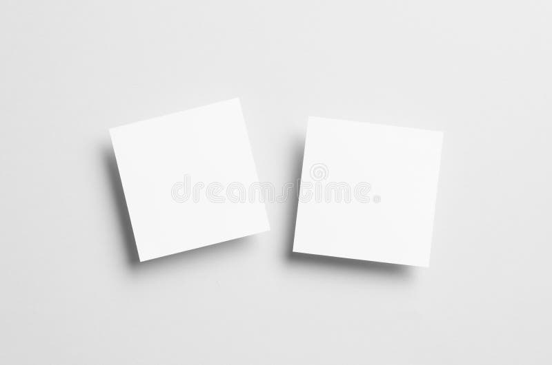 Square Flyer Invitation Mock-Up Stock Photo - Image of mock ...