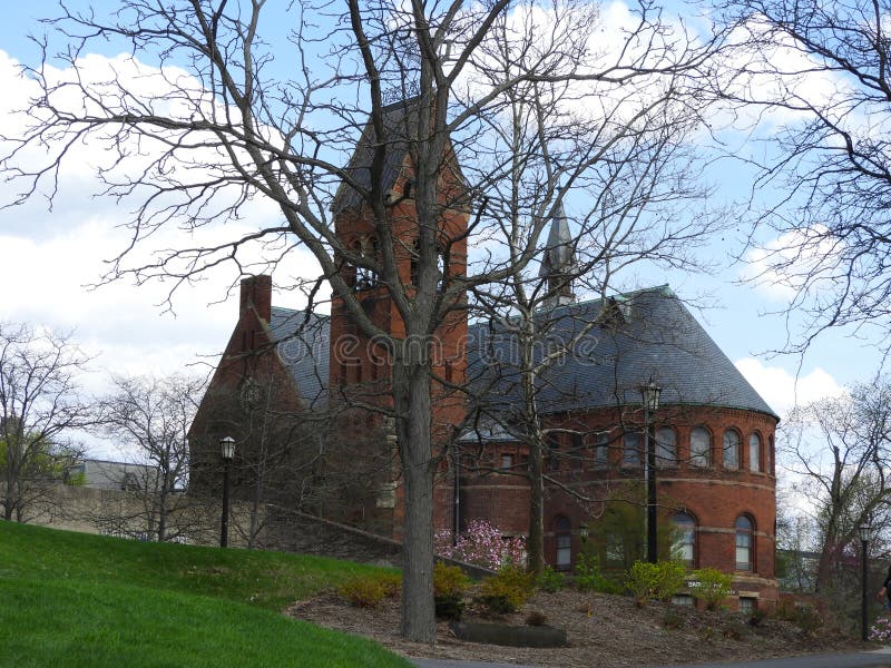 Barnes Hall Cornell University in Spring Stock Photo - Image of arched ...