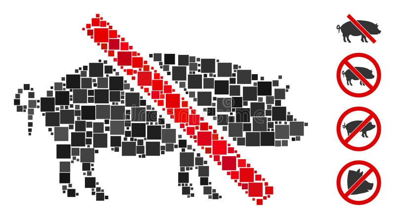 Pork Prohibition Stock Illustrations – 446 Pork Prohibition Stock ...