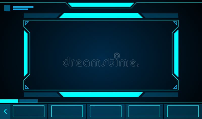 Square Frame Abstract Technology Interface Hud . Stock Vector ... Square Frame Abstract Technology Interface Hud . Stock Vector ...