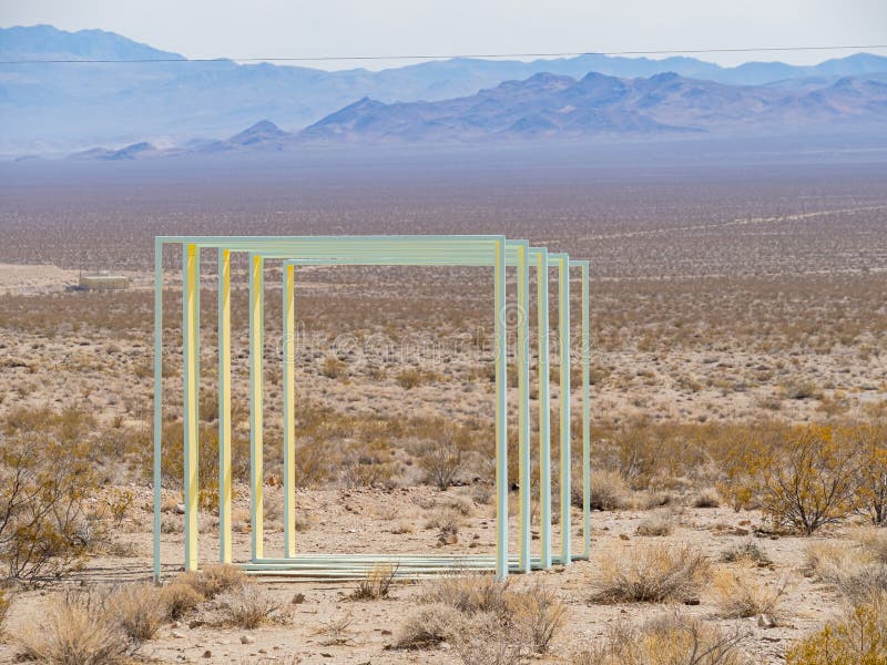 Square Frame Art in Goldwell Open Air Museum Editorial Stock Image ...