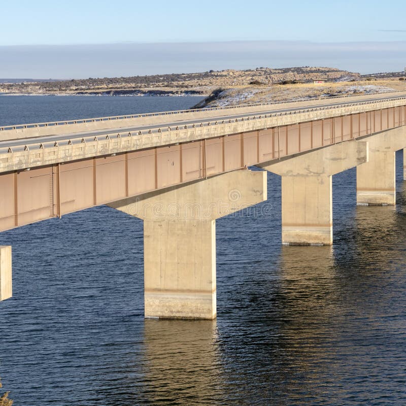Square Frame Beam Bridge with Deck Supported by Abutments or Piers ...