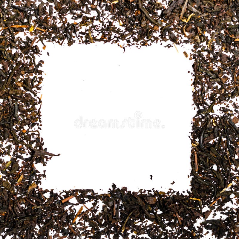 Square frame of black tea stock image. Image of blank - 148007065