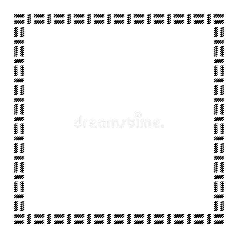 Square Frame, Border Frame Graphic Simple, Square Frame, Art Line Frame ...