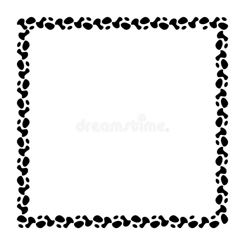 Square Frame, Border Frame Graphic Simple, Square Frame, Art Line Frame ...