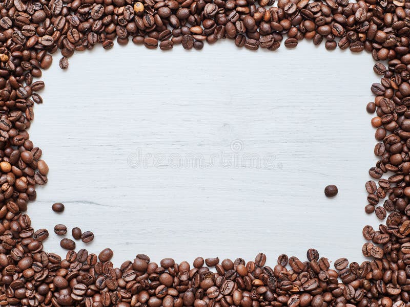 Square Frame of Coffee Beans Stock Photo - Image of flavor, bean: 115908024