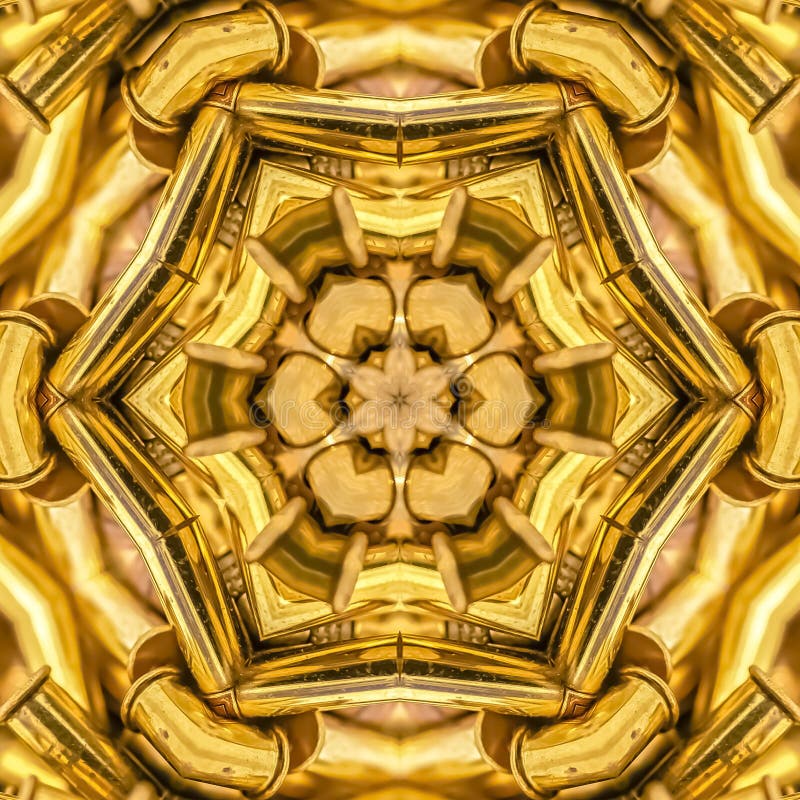 Square Frame Complex Design Made from the Photo of Bullets Stock ...