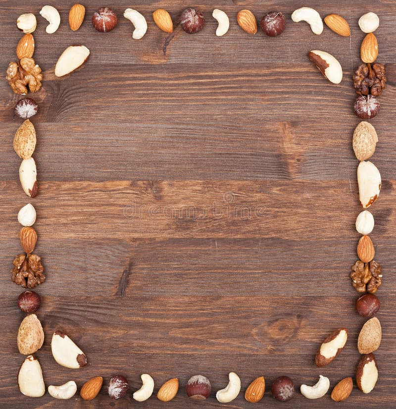 Culinary frame stock photo. Image of almonds, textured - 30001290