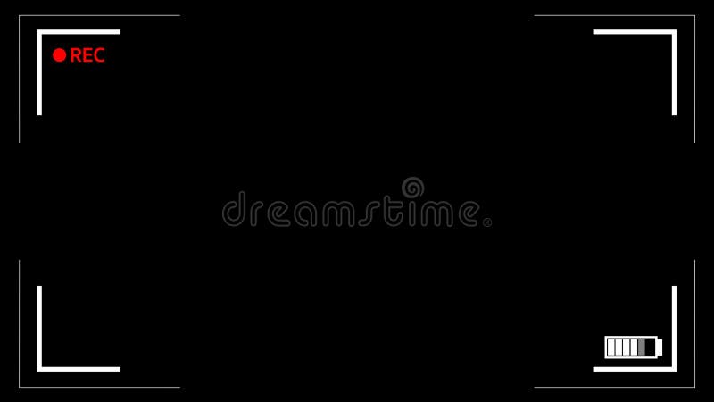 Square Frame Easy Simple To Use Footage Alpha of Video Recording Camera ...