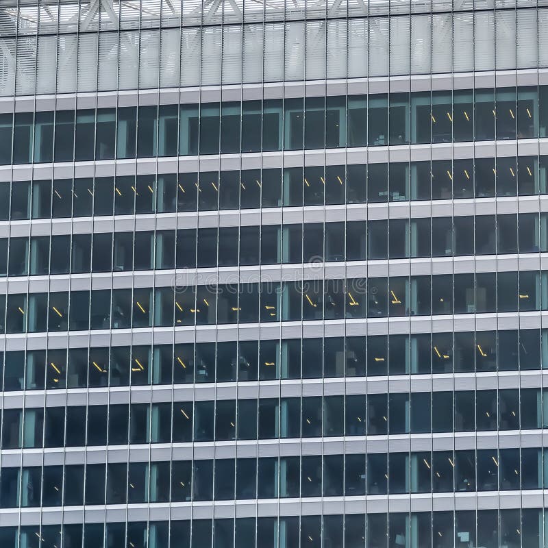 Square Frame Exterior View of a Building with Modern Architectural ...