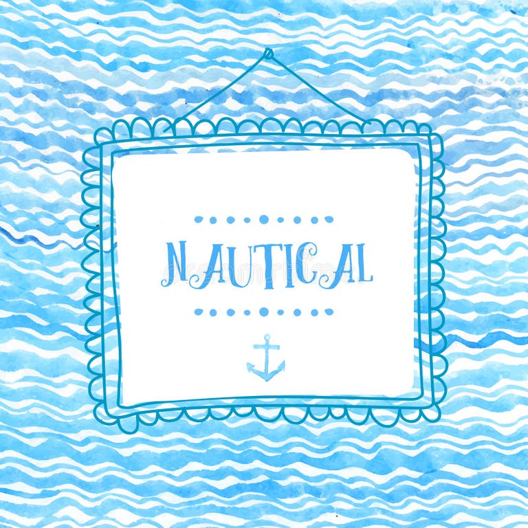 Vector Frame Marine Style Stock Illustrations – 4,857 Vector Frame ...