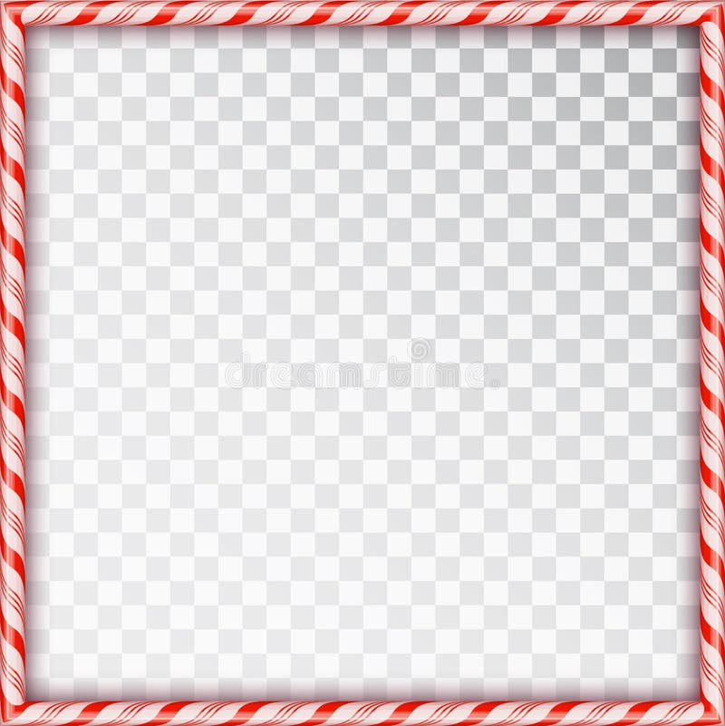 Candy Cane Border Square Stock Illustrations – 246 Candy Cane Border ...