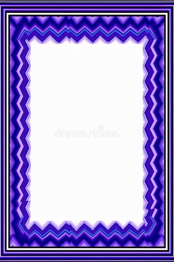 A Square Frame with Purple and Black Stripes on it Stock Illustration ...