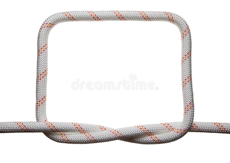 Square frame of rope bond stock image. Image of cord - 27408469