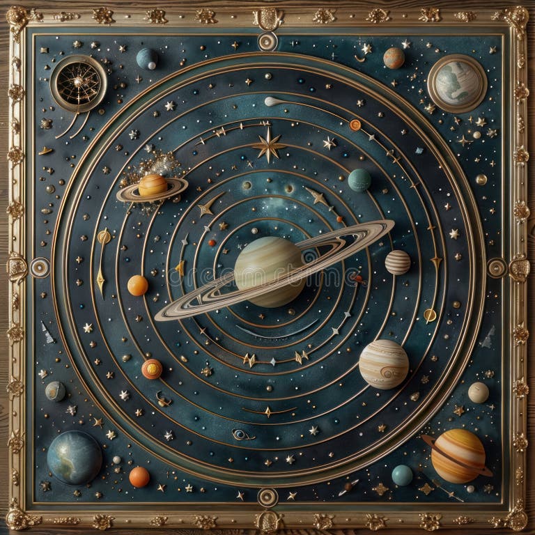 Square Frame of the Solar System Each Planet a Jewel in the Games Crown ...