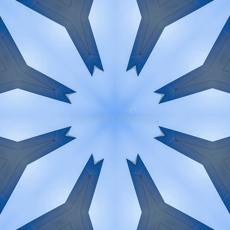 Square Frame Star Shape Made with Eight Sides from Metal Stock ...