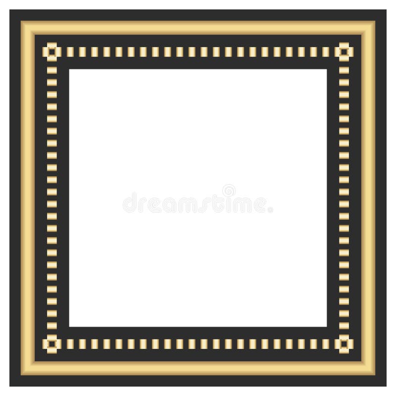Square Frame. Vector Illustration Decorative Design Stock Vector ...