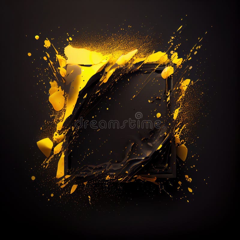 Color Paint Splashes Square Background Stock Illustrations – 950 Color ...